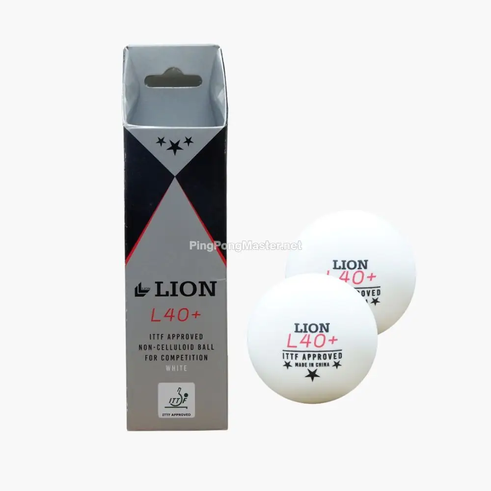 Lion L40+ 3-Star ITTF Table Tennis Balls