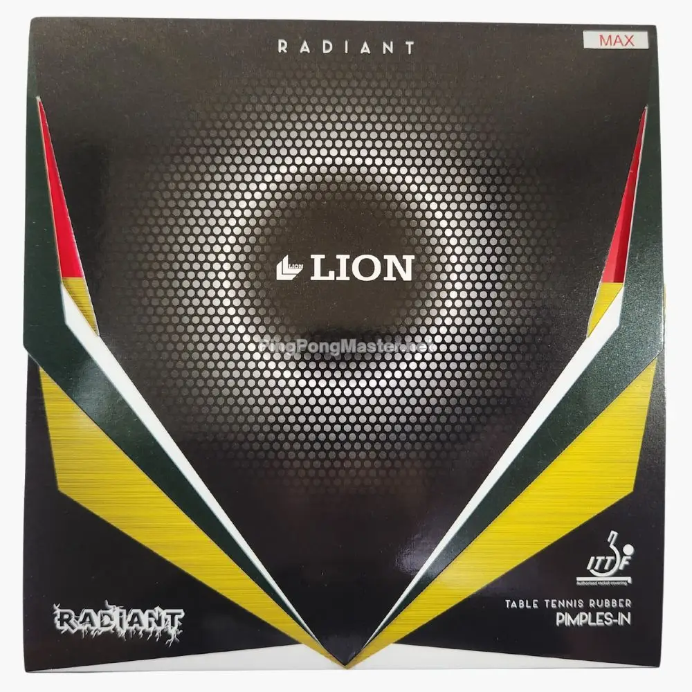 Lion Radiant Table Tennis Rubber – Spinny & Fast Rubber